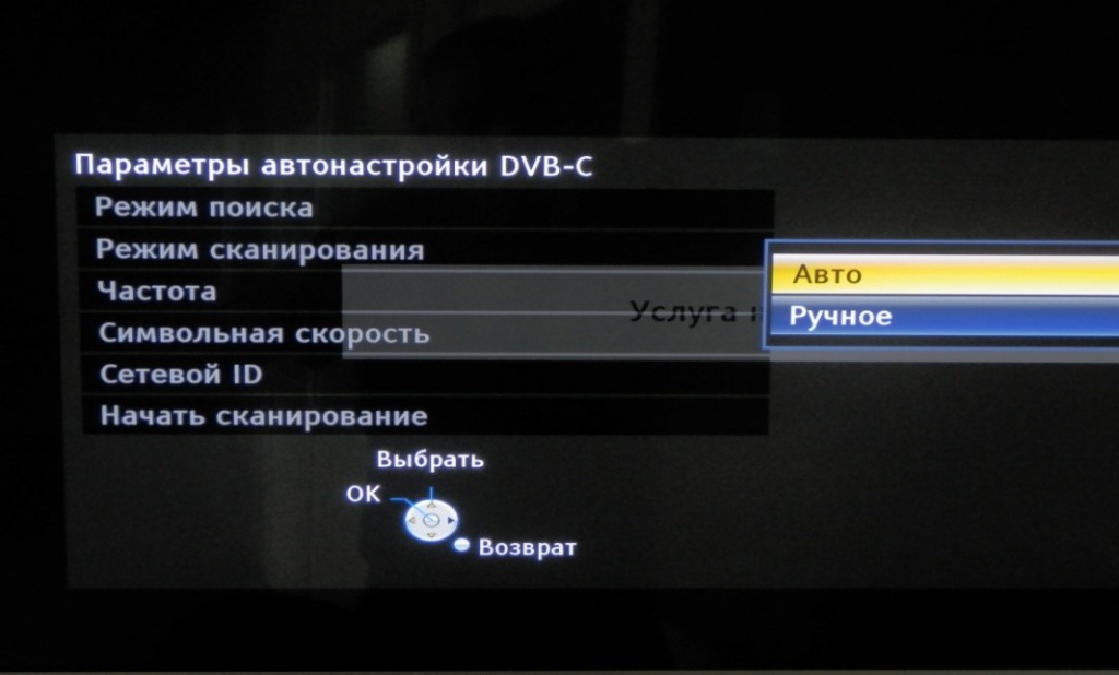 Настройка цифрового ТВ на телевизоре Panasonic во Владивостоке